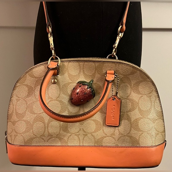 Coach | Bags | Coach Mini Sierra Satchel In Signature Canvas With ...